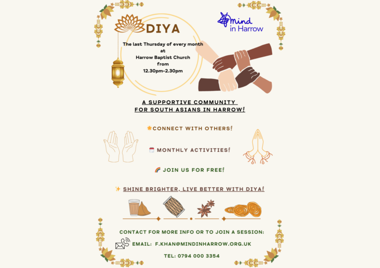 Diya Peer Support Group - Mind in Harrow